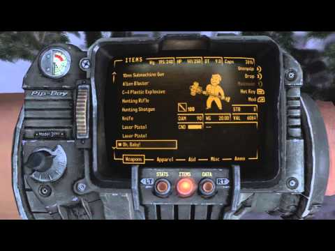 Fallout New Vegas - Oh, Baby! Unique Weapon Guide - YouTube