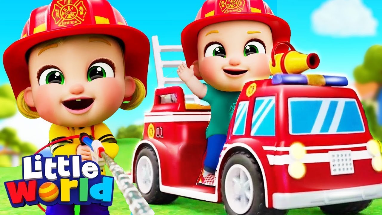 Baby Fireman and Firetrucks Song | Kids Songs & Nursery Rhymes by ...