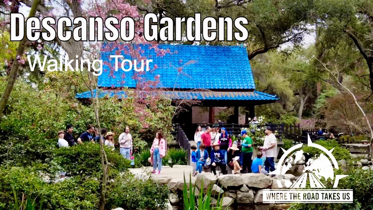 [4K] Descanso Gardens, La Cañada Flintridge, California - WALKING TOUR ...