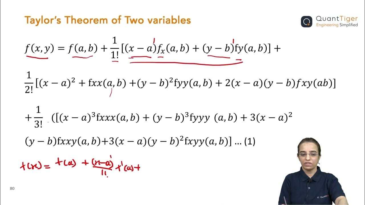 Taylor's Theorem Two Variables Part-1 | Application of Partial Differentiation - YouTube