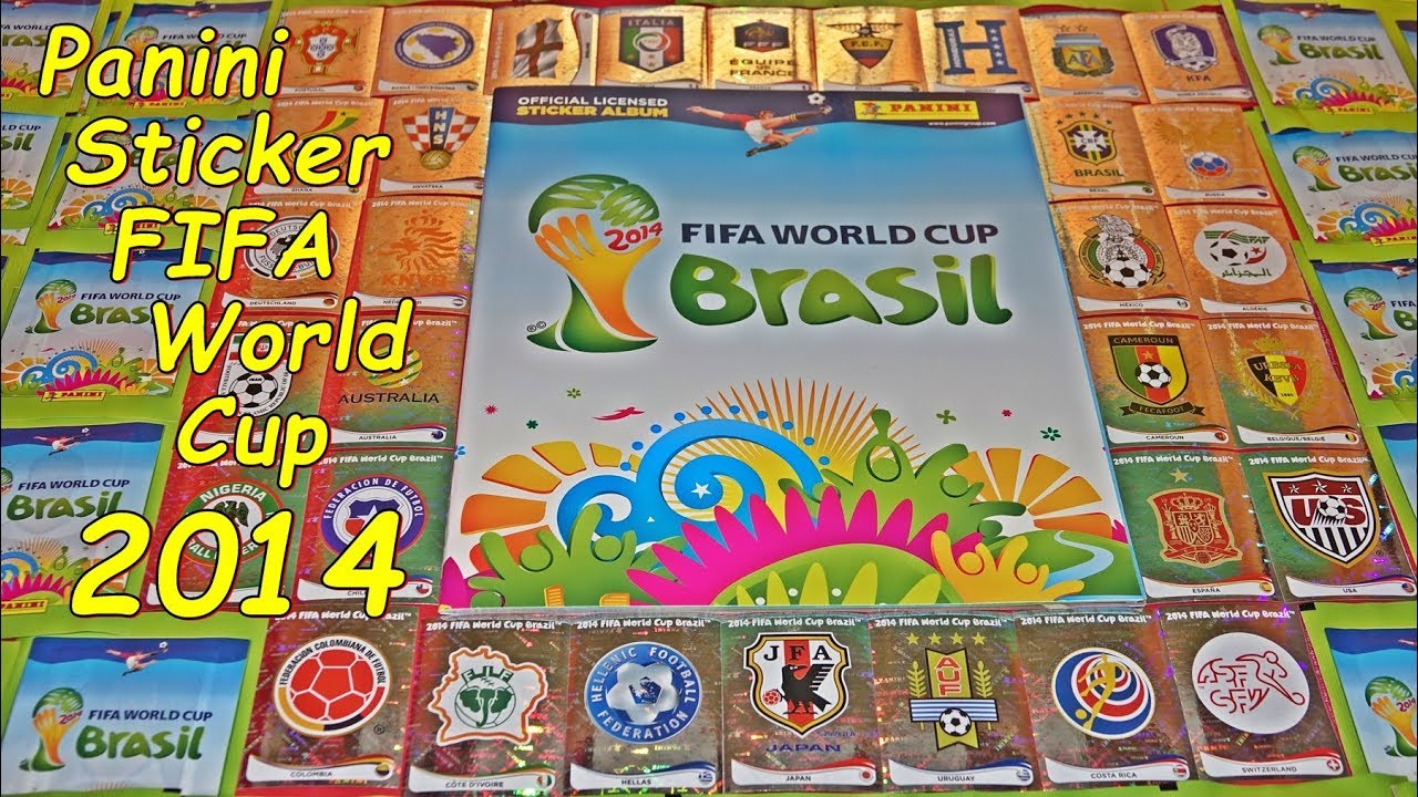 PANINI Sticker FIFA World Cup CROMOS Brasil 2014 unboxing stickers in ...