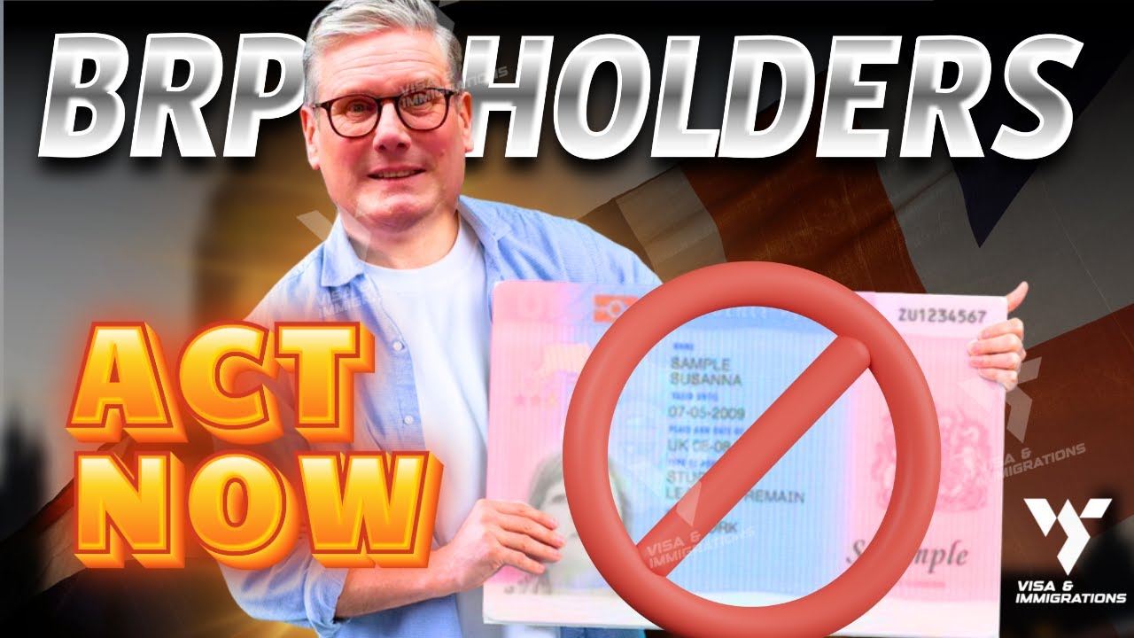 Time to Act Now for UK BRP Holders: ~ UK Biometric Residence Permit ...