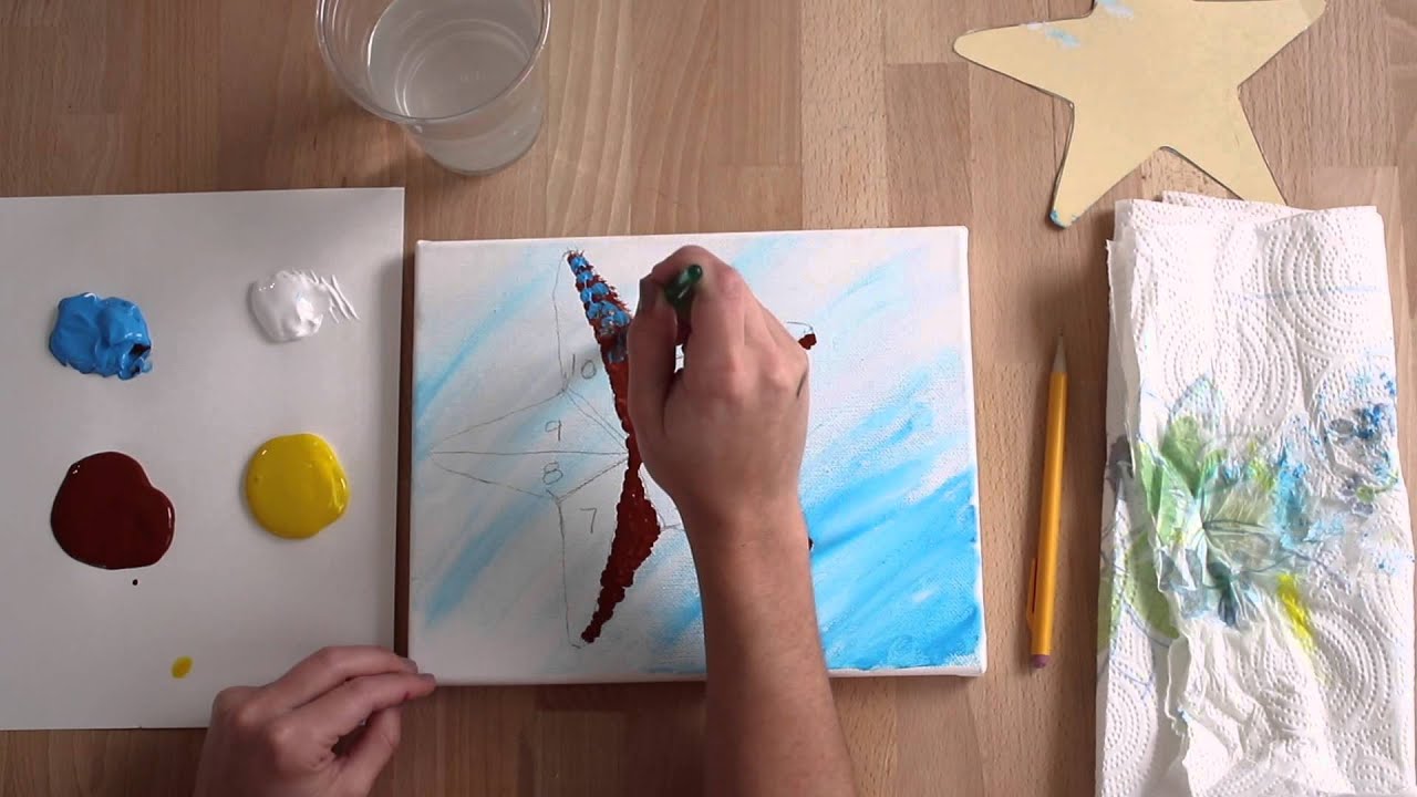 Lucy Loves Art: Seurat Pointillism Starfish Painting - YouTube