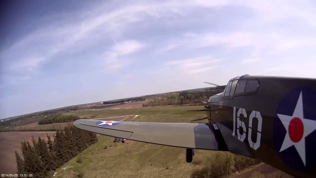 RC Hangar 9 P-40b Warhawk - YouTube