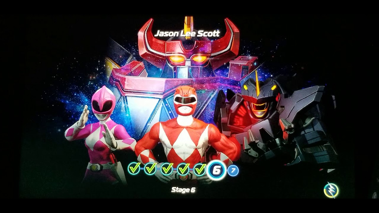 Power Rangers Battle For The Grid Jason Scott/Red Ranger Arcade Mode ...