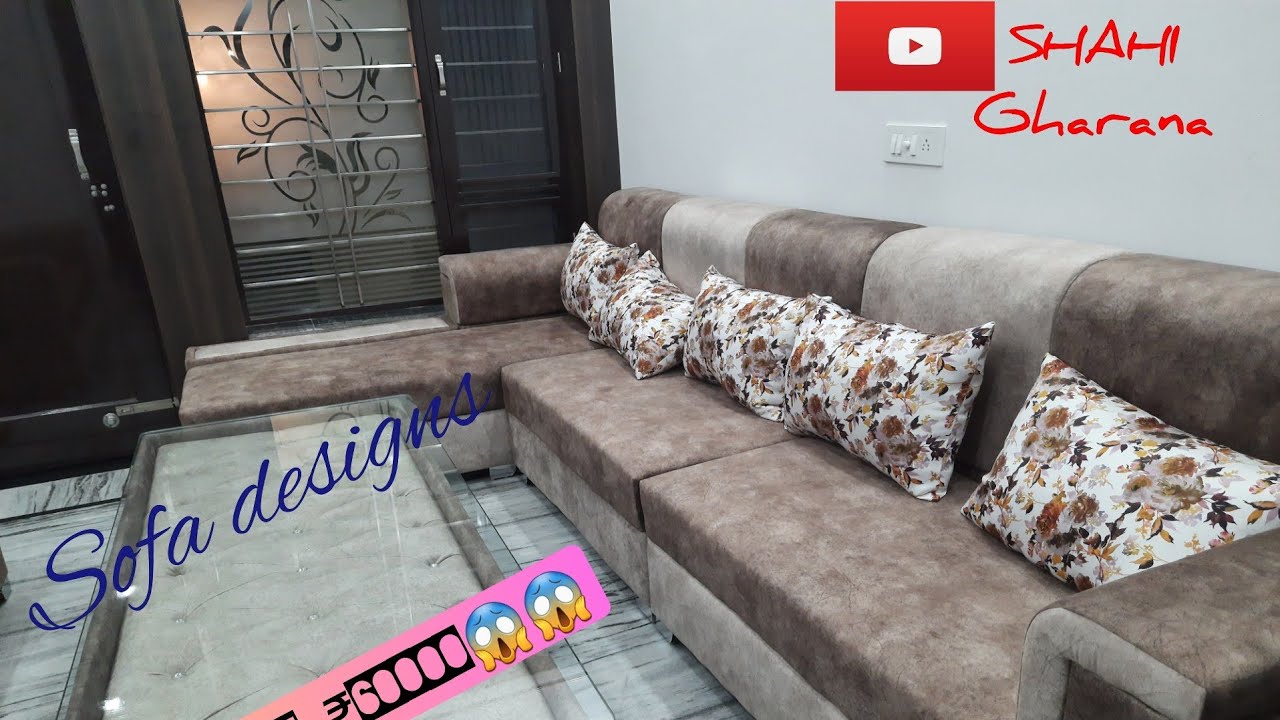 Beautiful Sofa design for Drawing room(10*12)|13 Seater sofa worth60000 ...