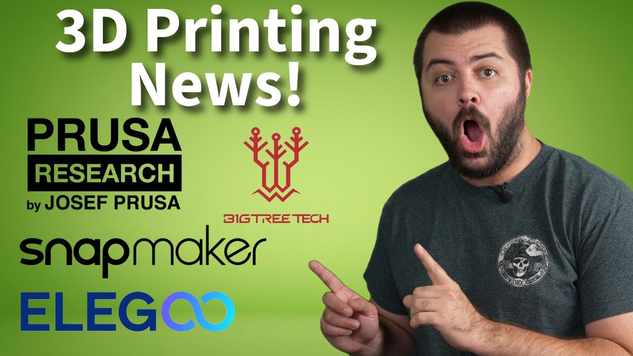 New 3D Printing Product Releases And More On 3D Printing News! - YouTube