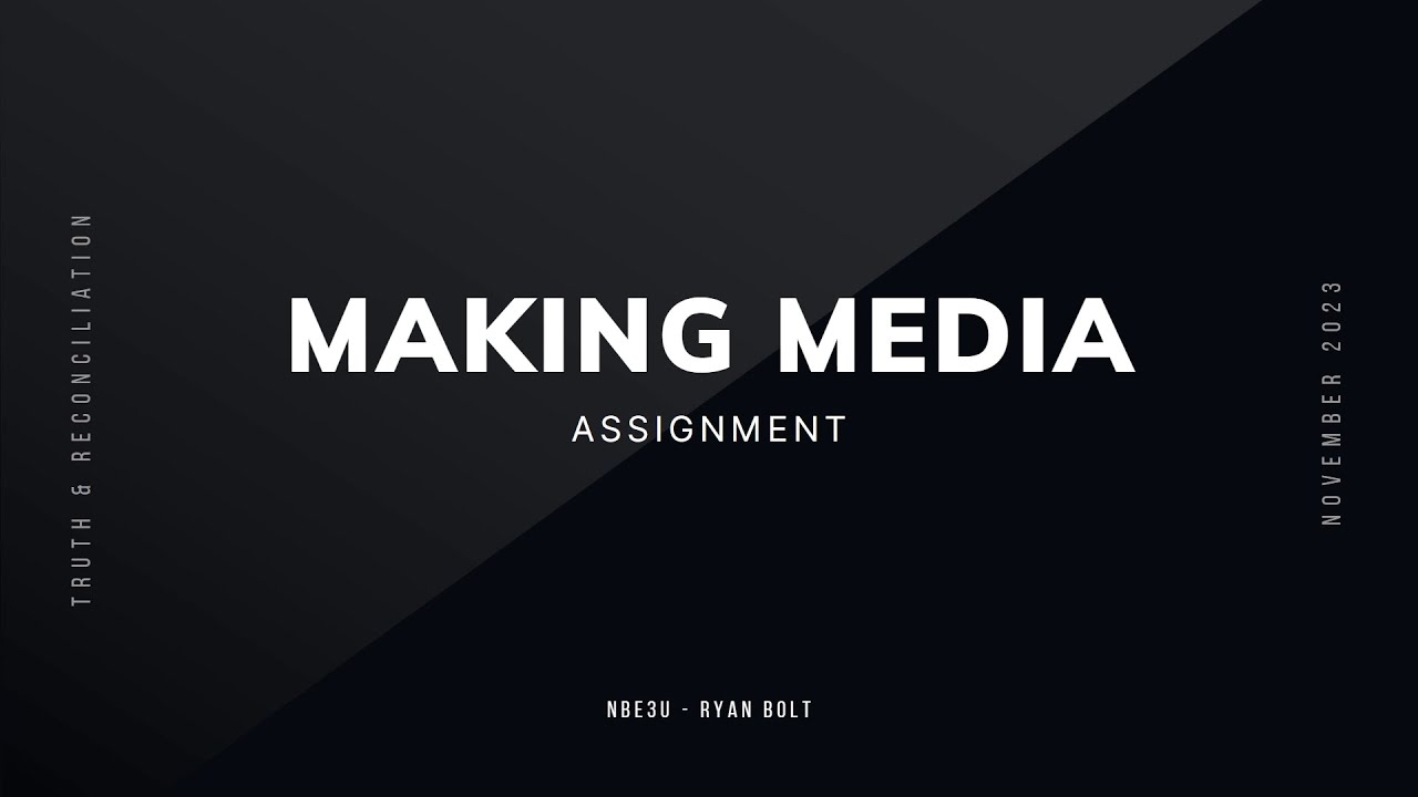 Making Media Assignment - Grade 11 English (Ryan Bolt) - YouTube