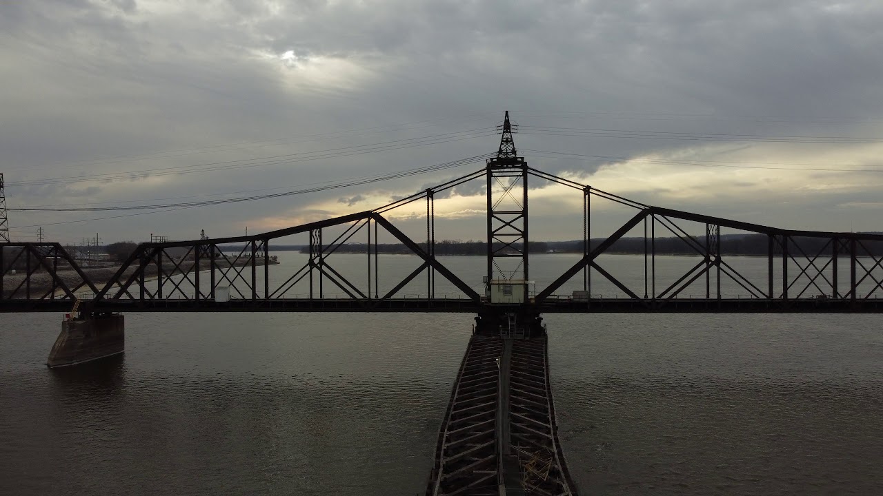 Crescent Railroad Bridge #2 - DJI Mini 2 Drone Footage - Raw - YouTube