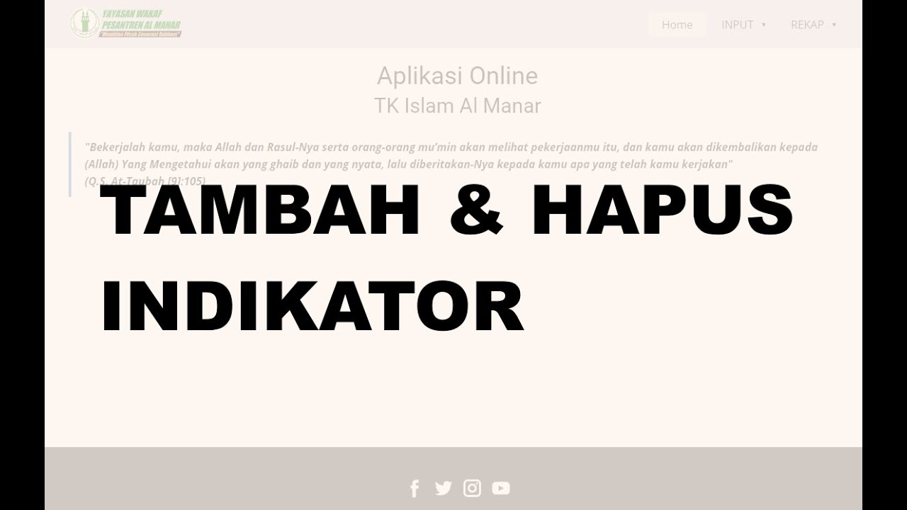 Tambah & Hapus Indikator | Tutorial - YouTube