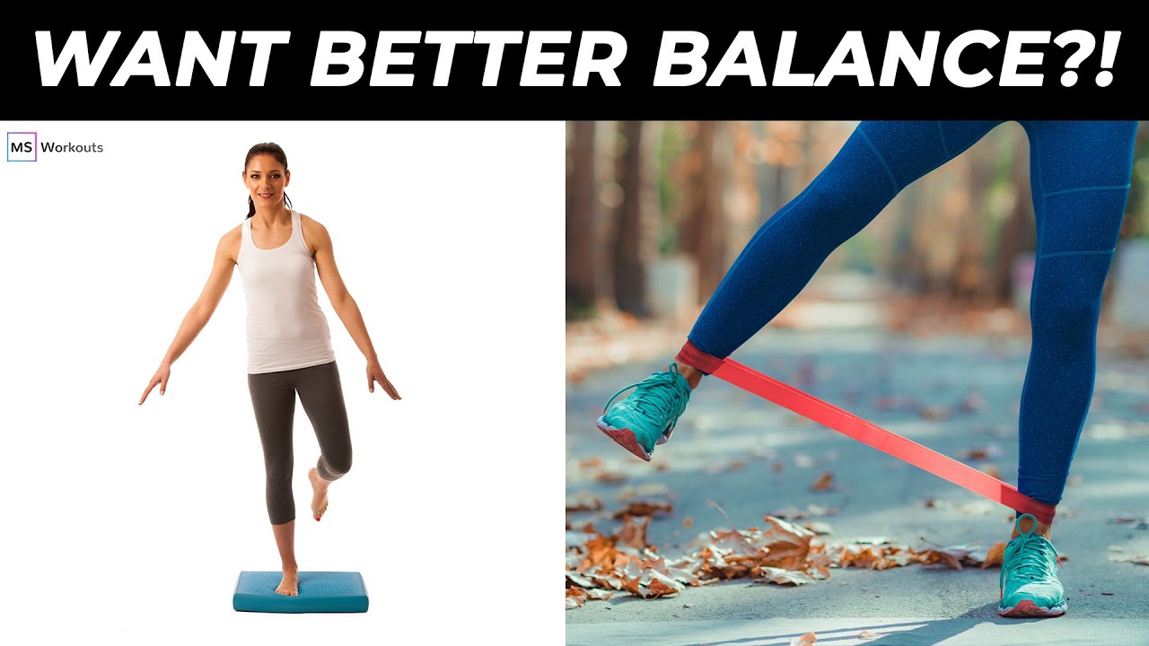 How To Improve Your Balance - Home Exercises For Strength ...