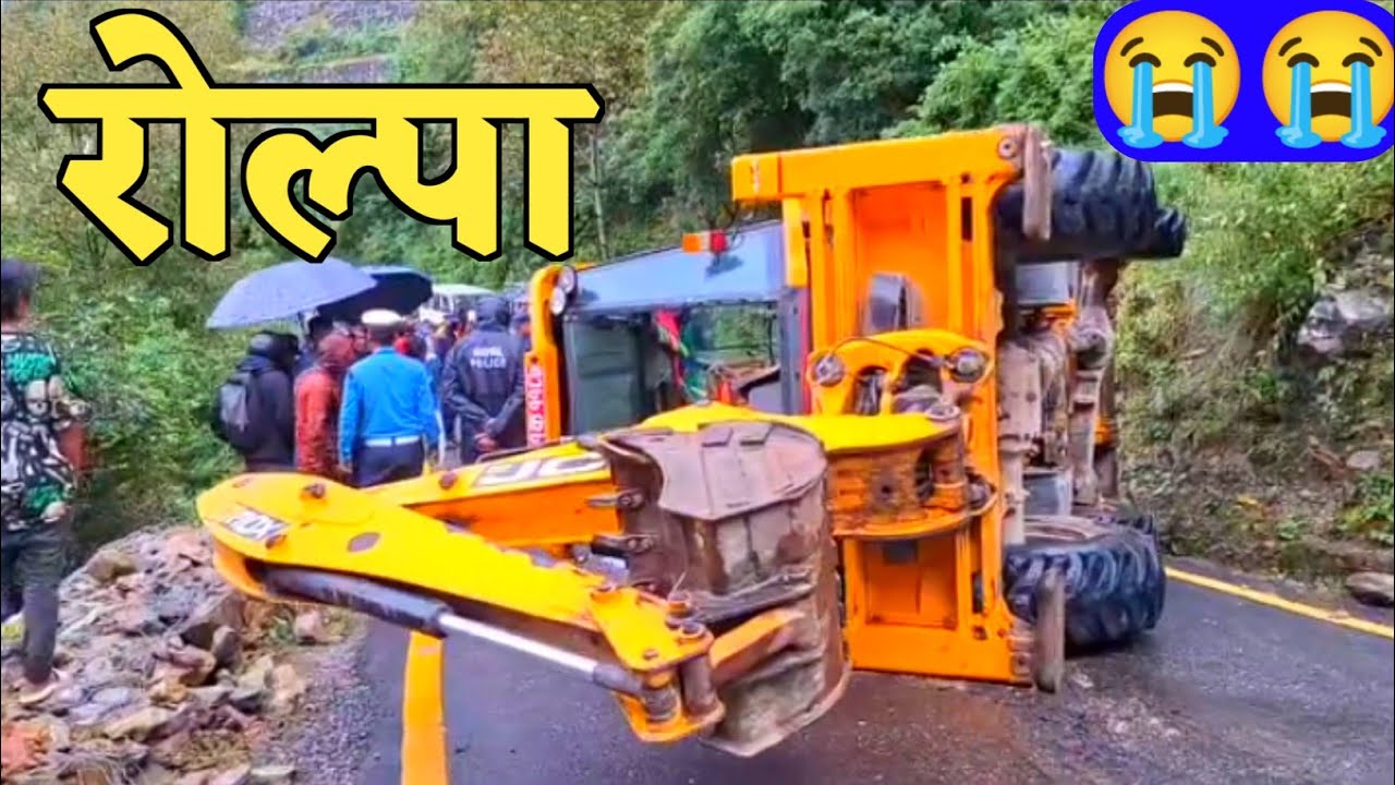 Rolpa Jcb road accident 1 October 2023 - YouTube