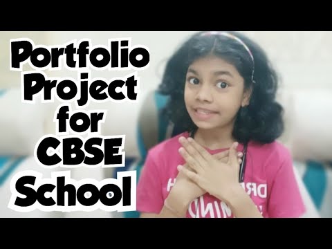 Student Portfolio making for CBSE board /How to make a portfolio ...