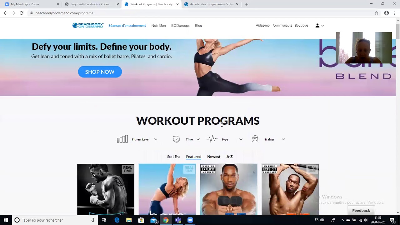 Présentation Beachbody on demand - YouTube