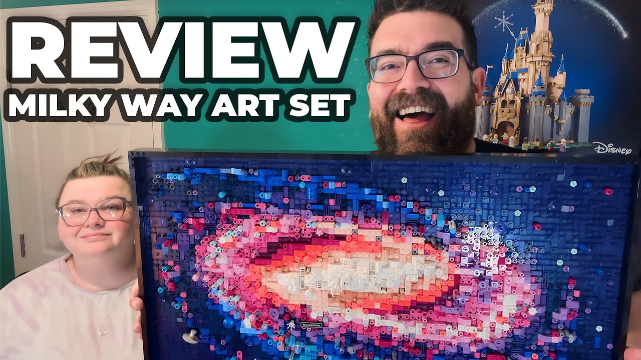 LEGO 31212 Milky Way Galaxy Art Set Review + Hanging Tips! - YouTube