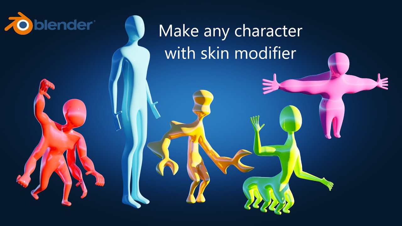 Make any character in just a few minutes with skin modifier - Blender ...