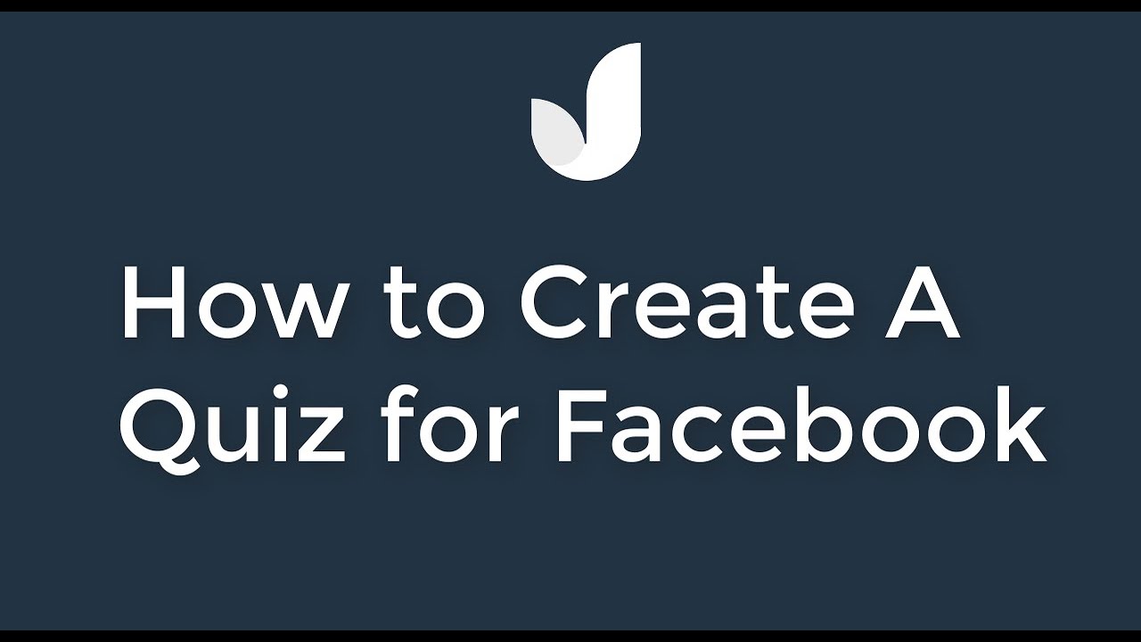 How to Create A Quiz for Facebook - YouTube