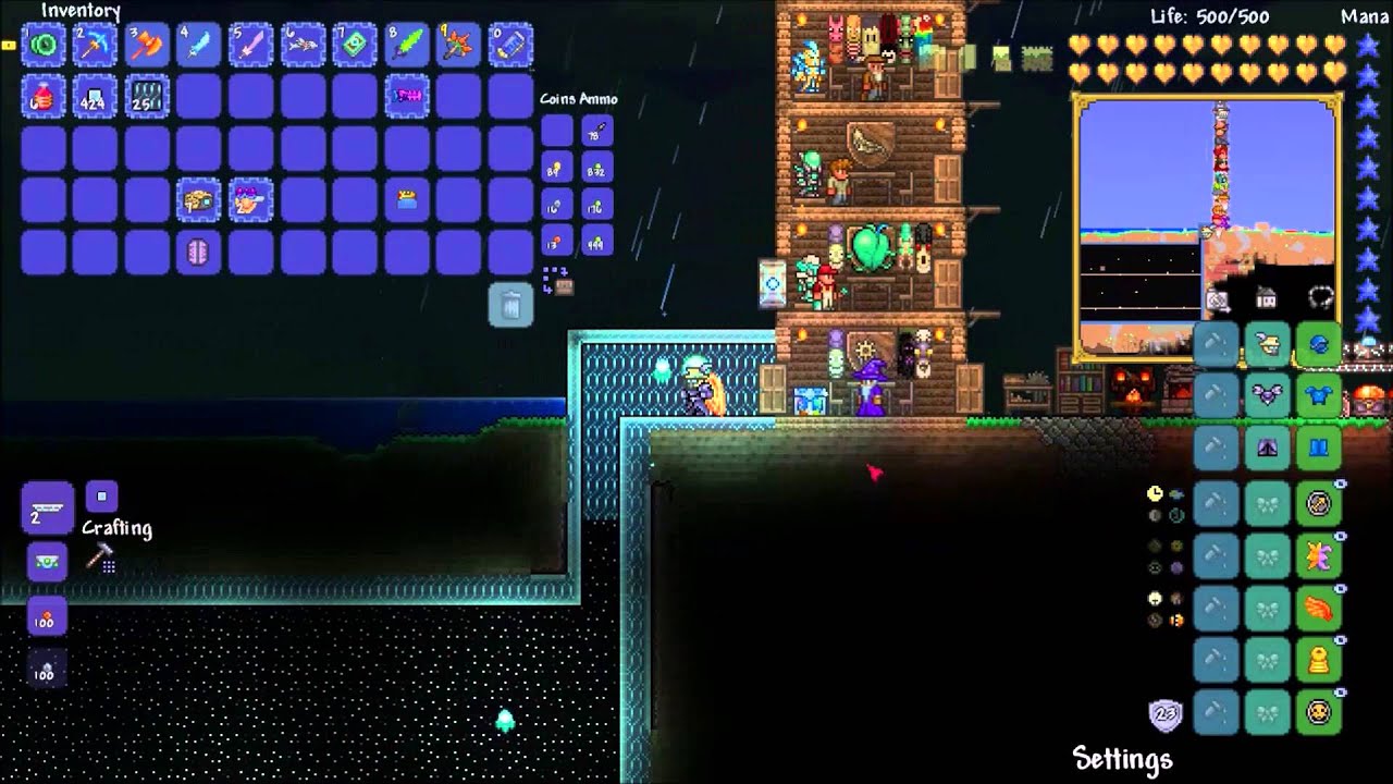 Terraria Tremor Mod Weapon Showcase - Carrow - YouTube