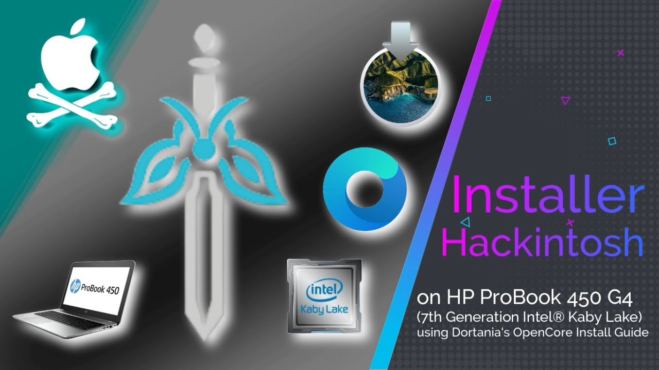 Cara membuat Installer Hackintosh pada HP ProBook 450 G4 (Kaby Lake) dengan OpenCore Bootloader ...