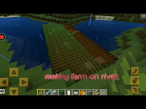 making farm on river - YouTube