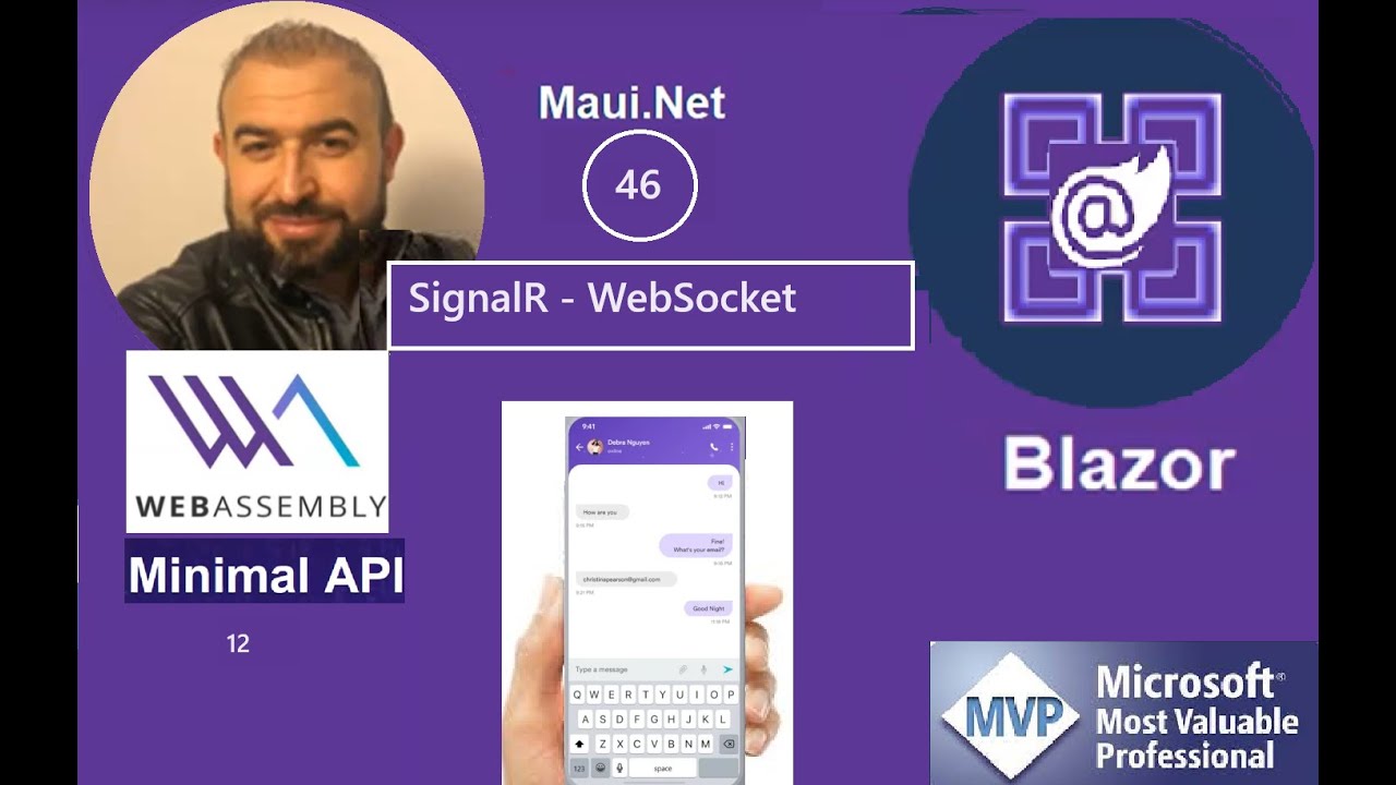 Net Maui Blazor Blazor Wasm Minimal Api Signalr Chat 1 Youtube