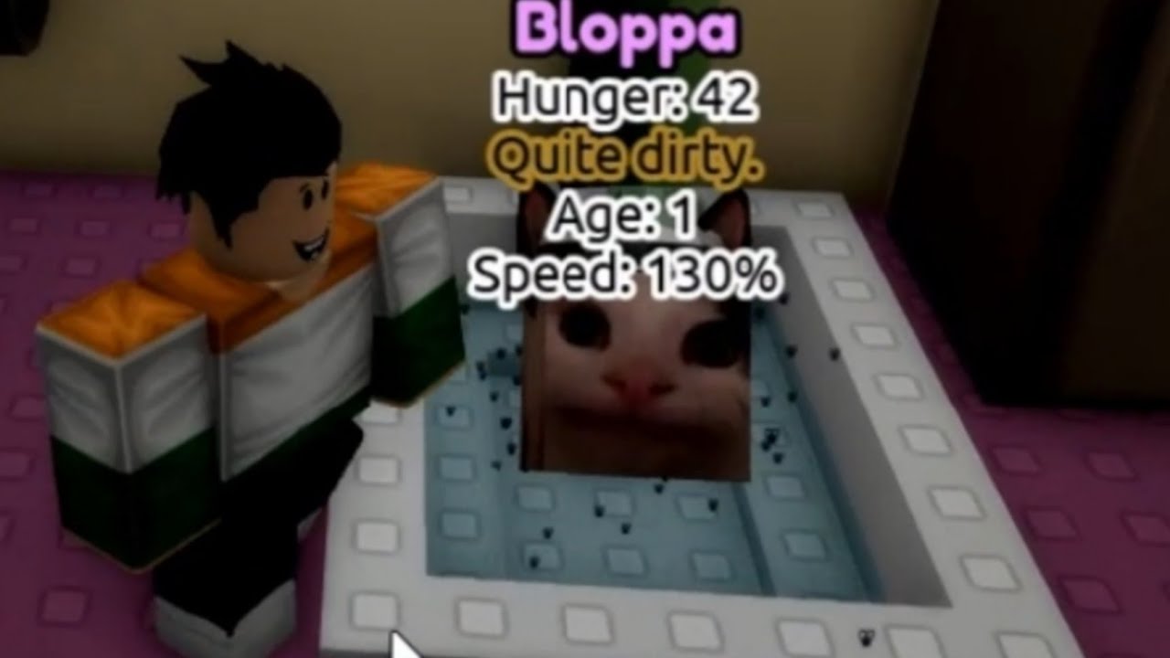 How beluga bath in Roblox | Roblox Raise a bloppa - YouTube