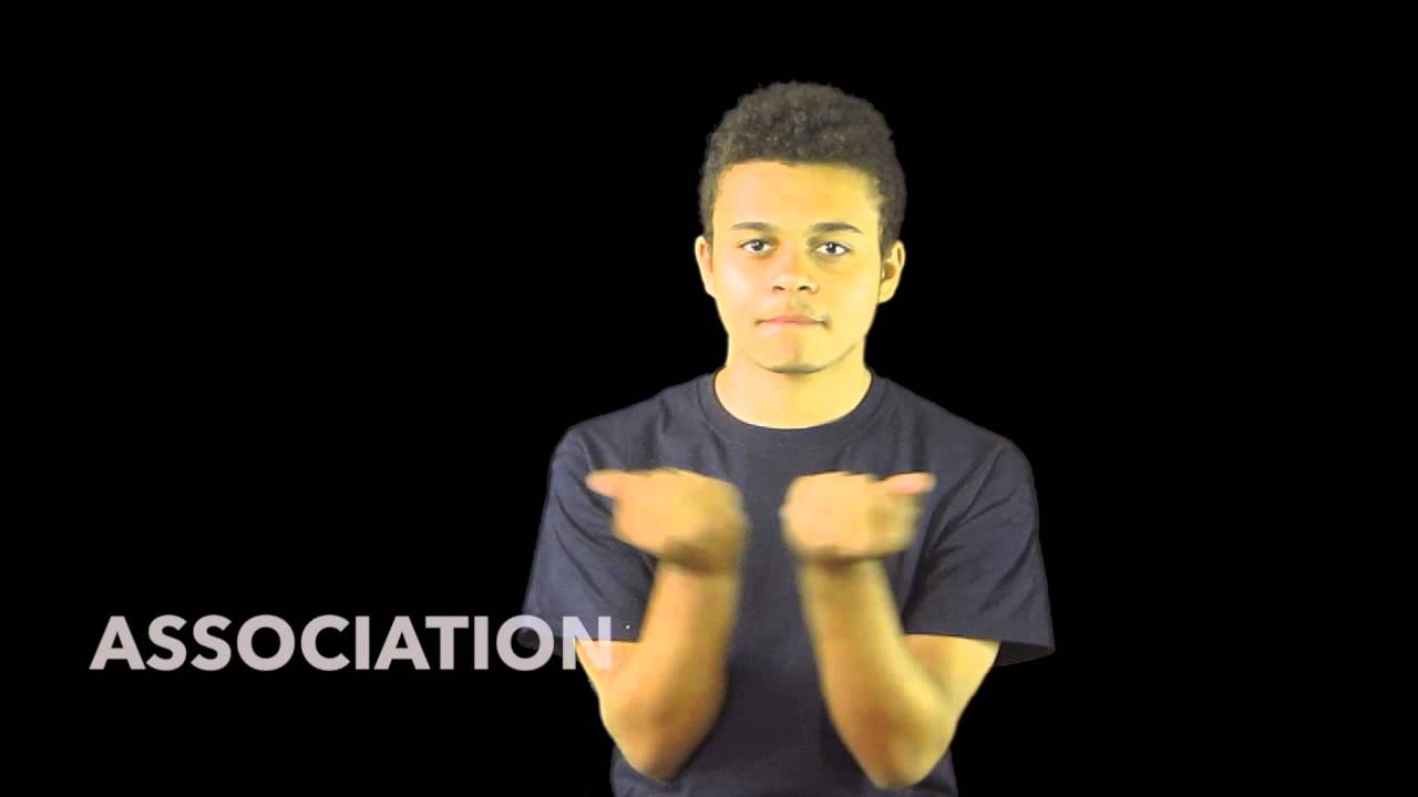 Learn How to Sign the Word Association - YouTube