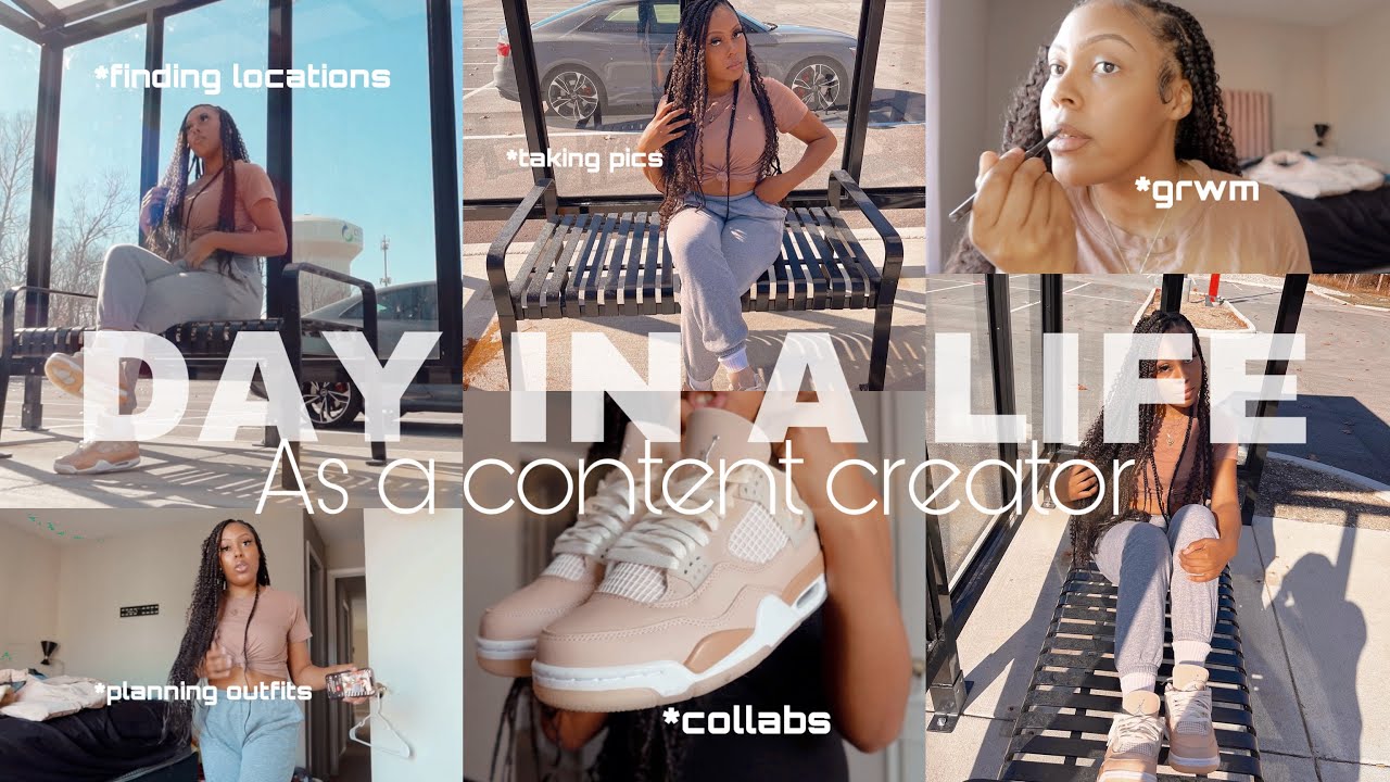 vlog: day in a life as a content creator| how I take my pictures| 2022 ...
