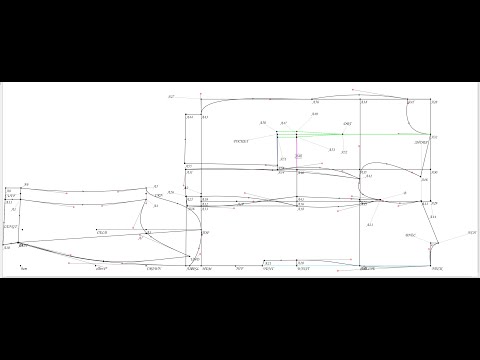Blazer Pattern drafting in Gerber - YouTube