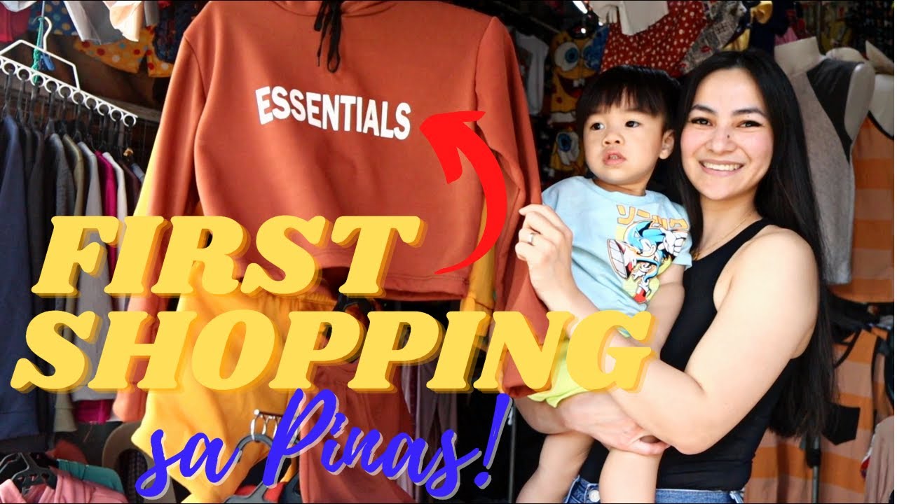 FIRST SHOPPING sa PINAS | BALIKBAYAN - YouTube