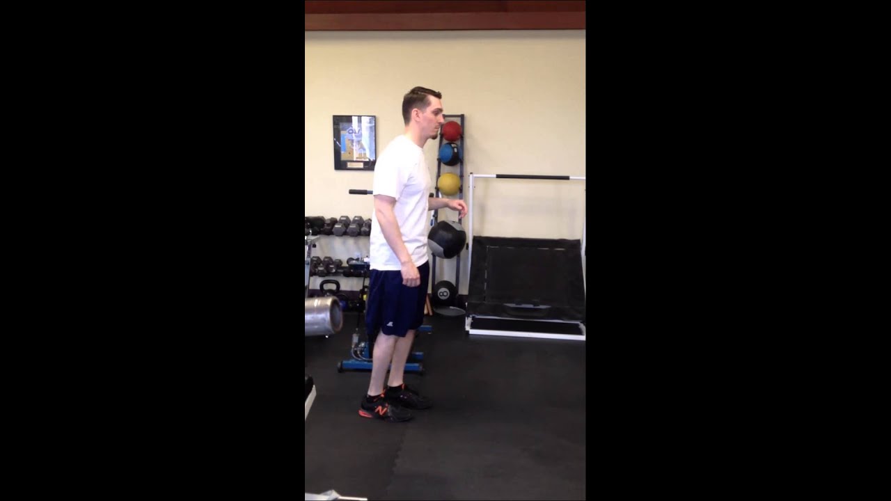 Incorrect Walking Lunge Side View - YouTube