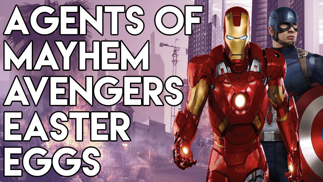 Agents Of Mayhem - Captain America & Iron Man Easter Egg Skins - YouTube