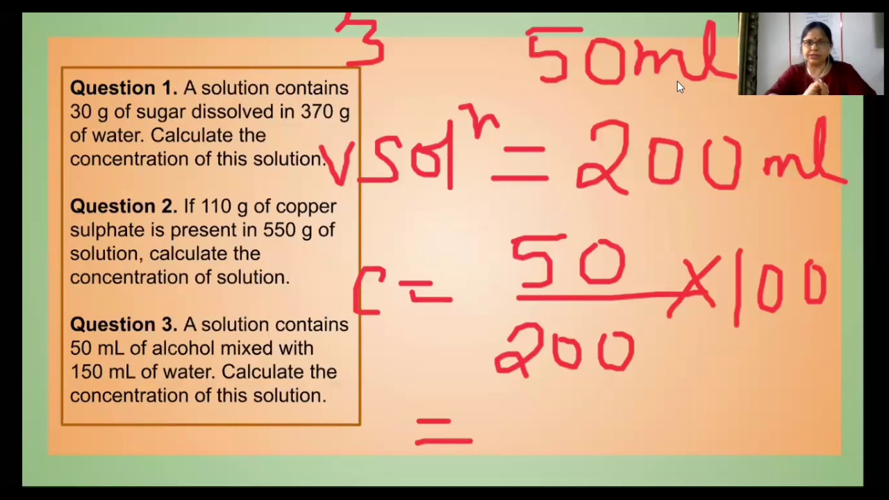 CHEMISTRY|CLASS-9|CH-2|IS MATTER AROUND US PURE|PART-3|SOLUBILITY ...