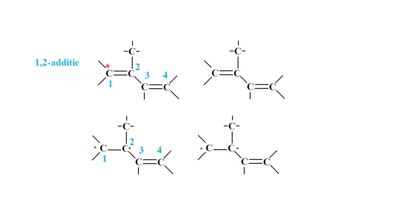 Polymeren 4 De 1,2 -additie en 1,4- additie van 2-methylbuta-1,3-dieen ...