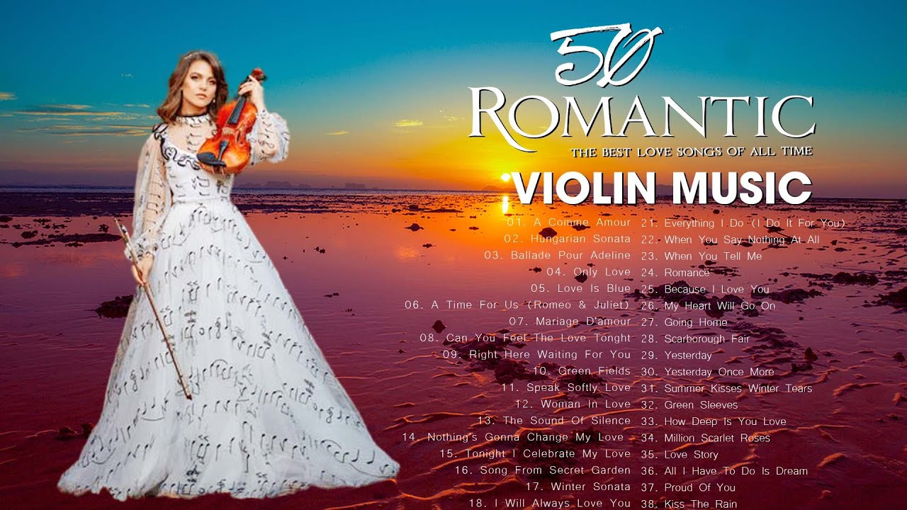 Romantic Violin: Most Beautiful Violin Music For Stress Relief ...