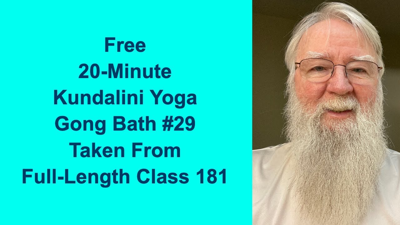 20-Minute Stress Relieving Kundalini Yoga Gong Sound Bath #29 from Full ...