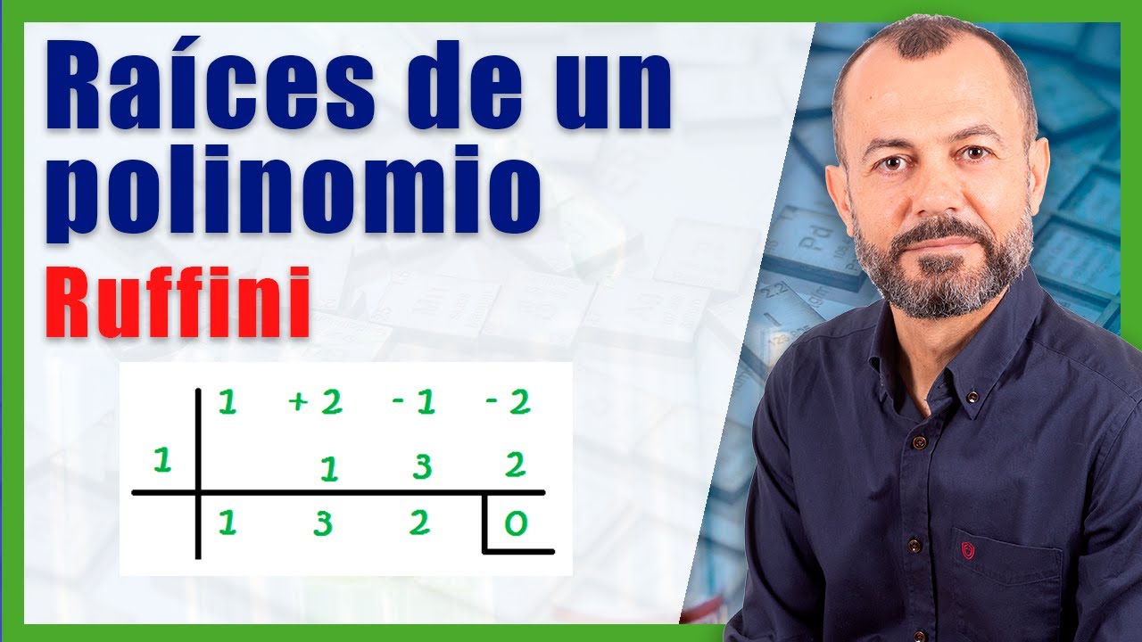 Raíz de un polinomio. Búsqueda de raíces por Ruffini - YouTube