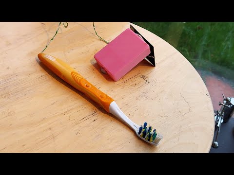 Just for fun - Solar Powered Zombie Toothbrush - YouTube