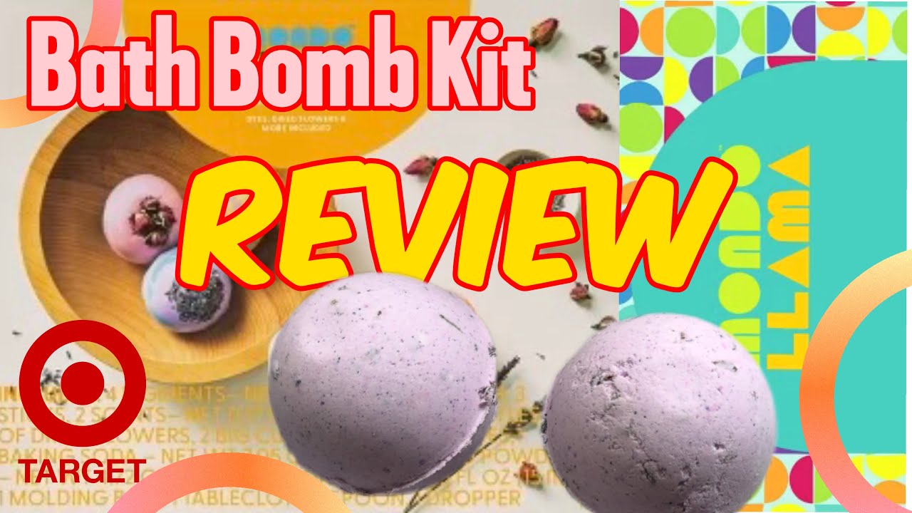 Is it worth it? MONDO LLAMA target brand diy bath bomb kit review - YouTube