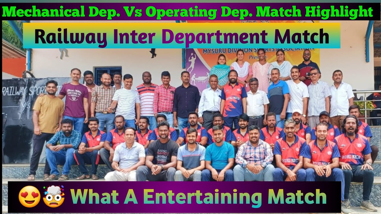 Mechanical Dep. Vs Operating Dep. Match Highlight #cricket #match # ...