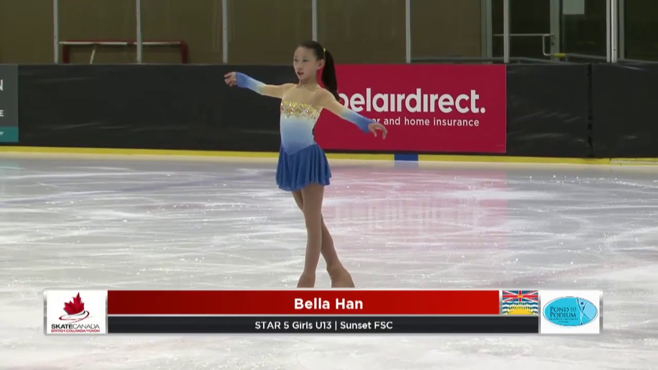 Bella Han figure skating STAR5 FINAL - YouTube