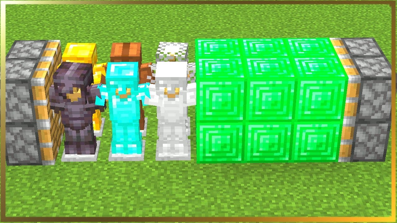 how to make emerald armor ? / minecraft - YouTube