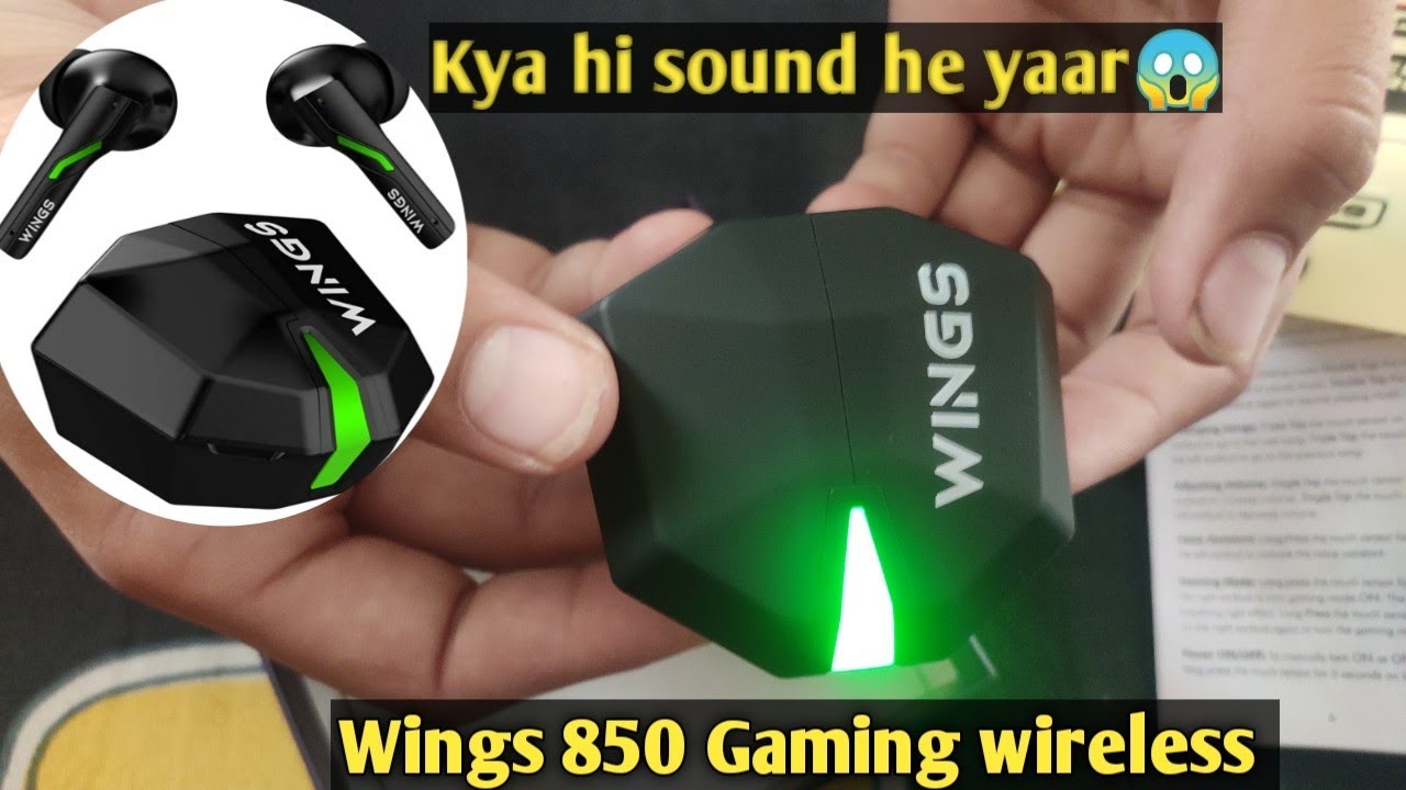 Wings 850 Gaming Wireless earbuds kya hi sound he yaar😱 - YouTube