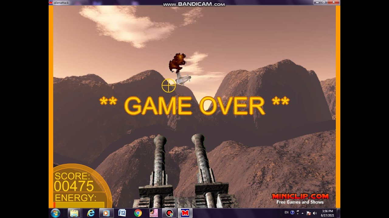 alien attack with voice over miniclip game - YouTube