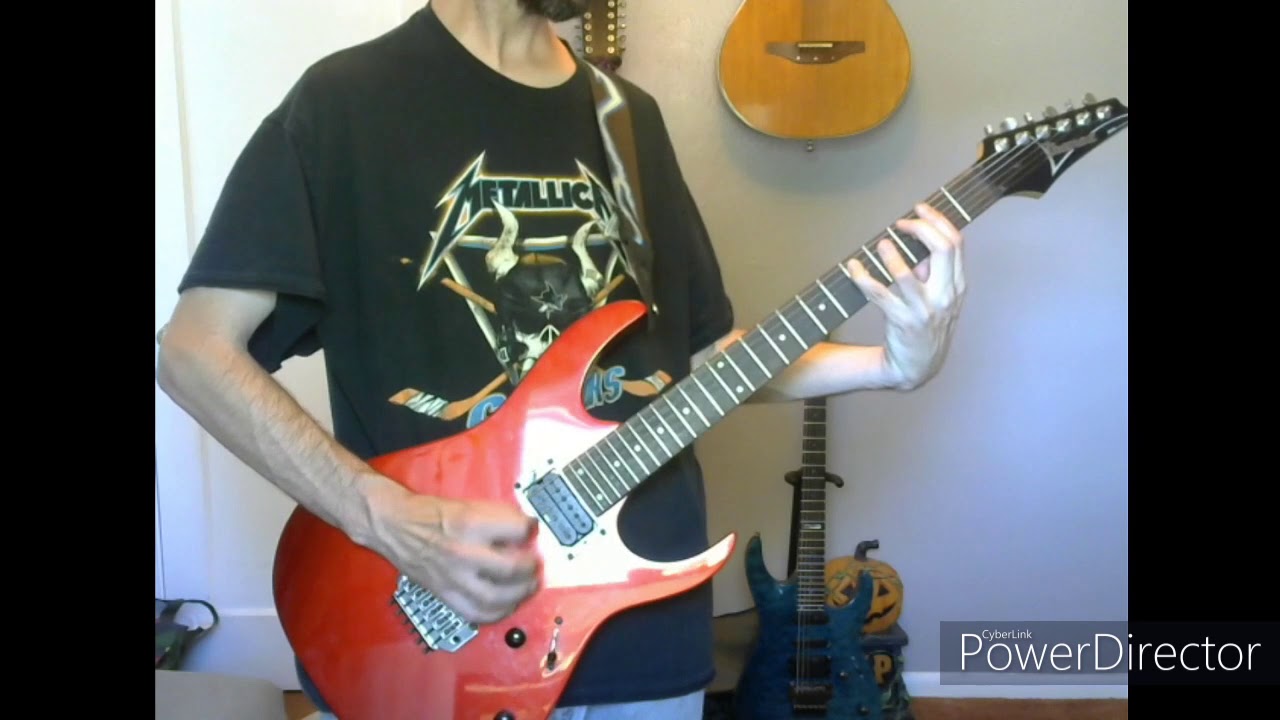 Angry Again - Megadeth cover - Learning new guitar songs - YouTube