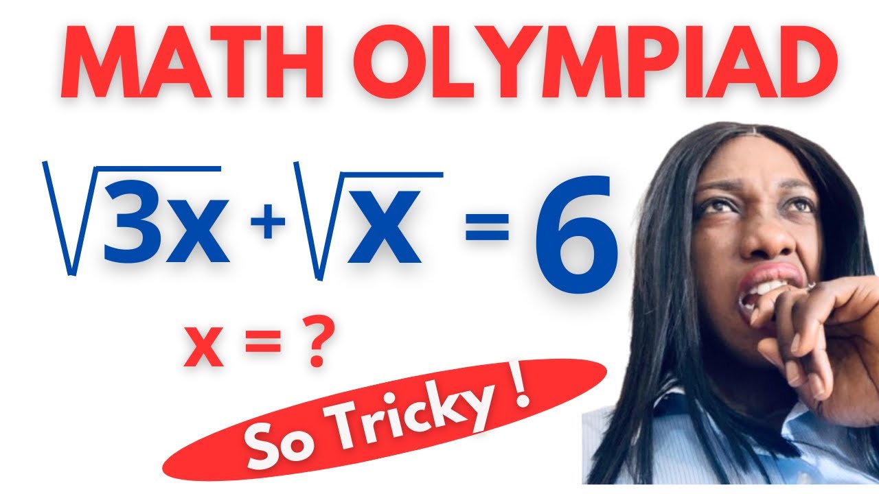 USA| A Tricky Math Olympiad Radical Equation. Can you solve for x. # ...