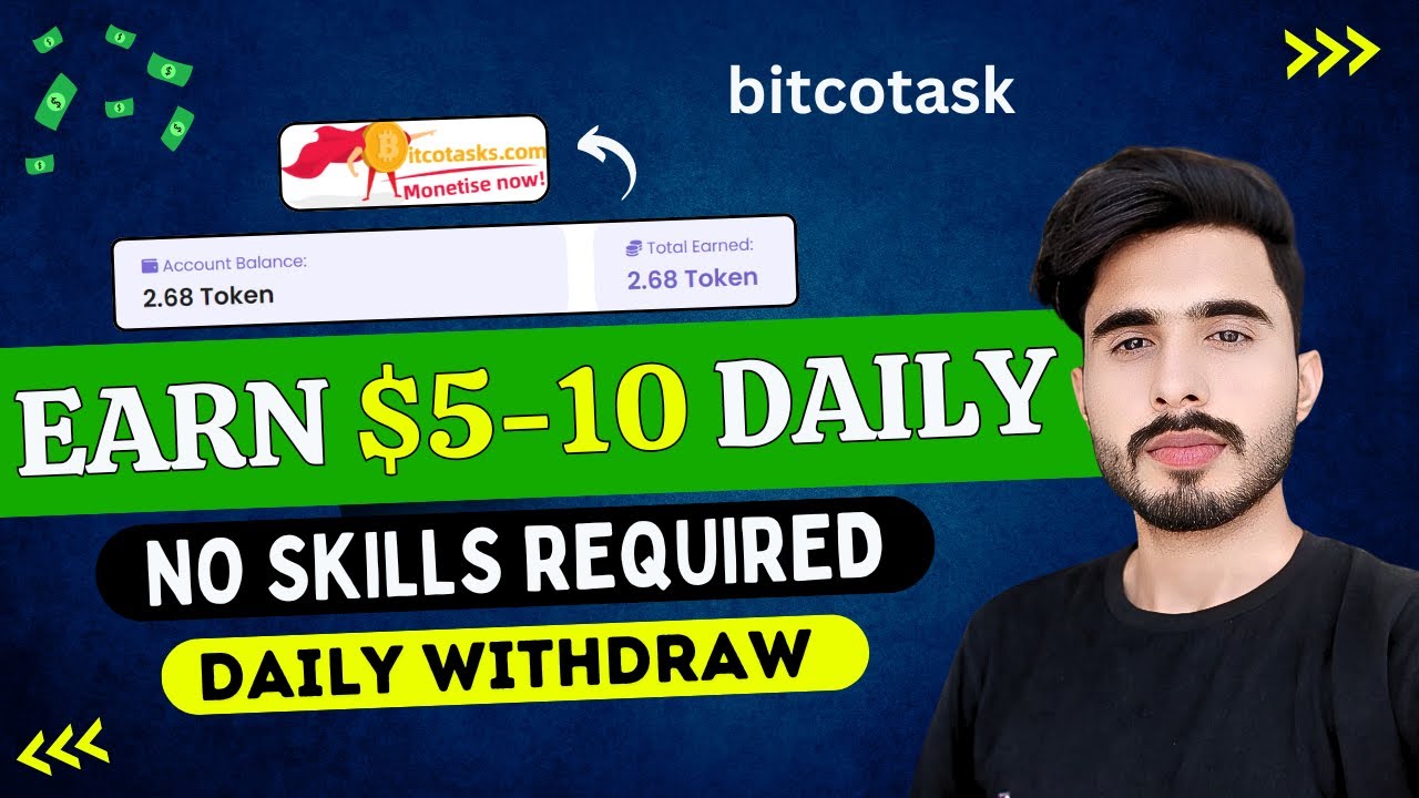 How to Earn $5 Daily Online with Bitcotasks: Watch Videos and Make Money - YouTube