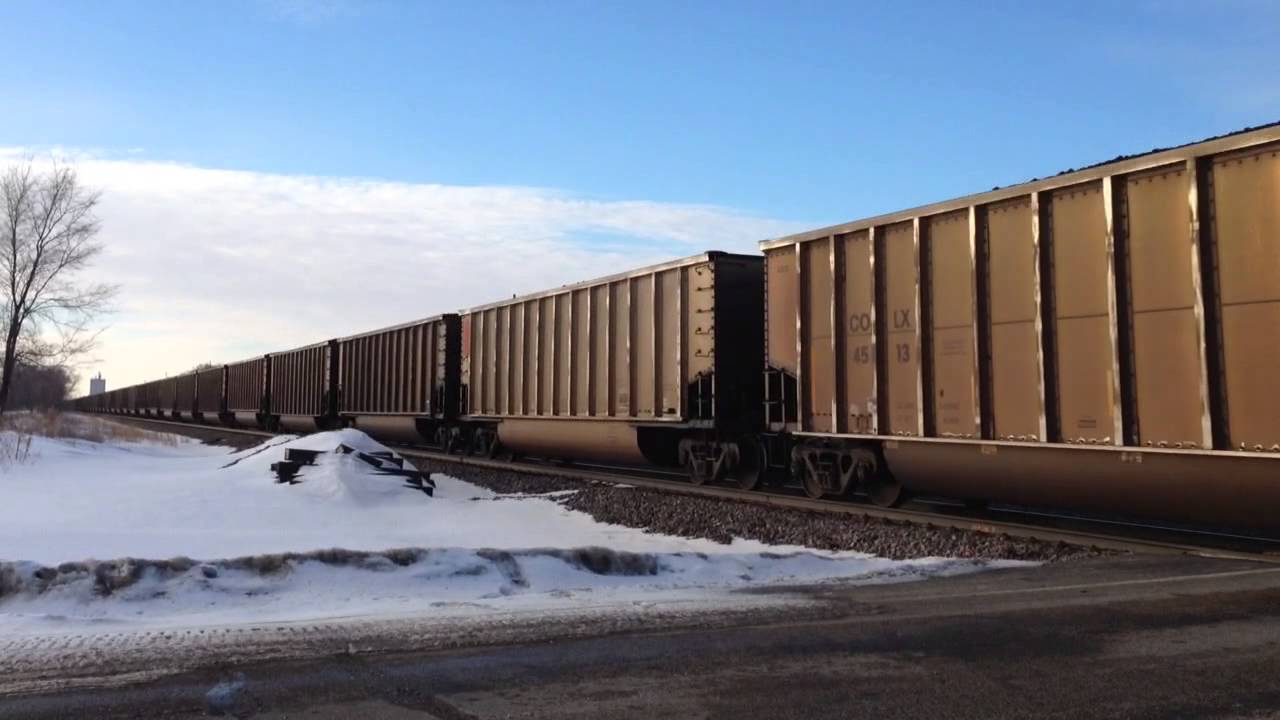 BNSF 9283 in Big Lake, MN - YouTube