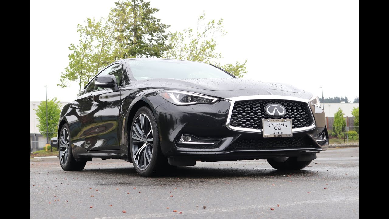2020 INFINITI Q60 3.0t LUXE AWD Walk Around and Info - YouTube