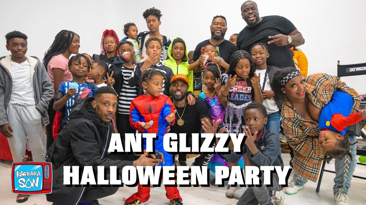 Ant Glizzy Halloween Party| He Dropped His Location For The Kids - YouTube